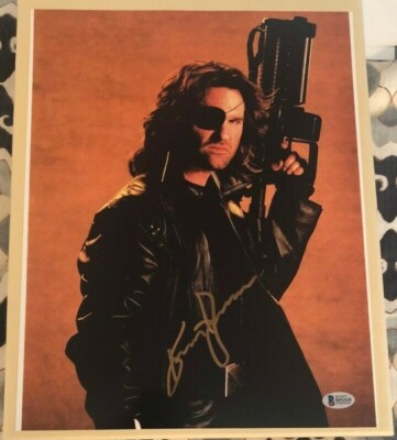 KURT RUSSELL SIGNED AUTOGRAPHED 11x14 PHOTO ESCAPE FROM NEW YORK ...