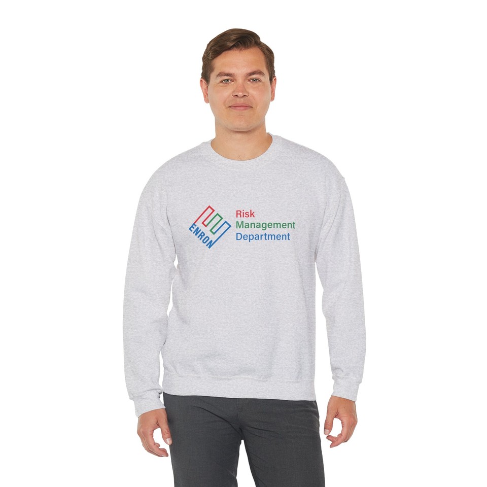 Enron Risk Management Department Crewneck Crewneck Sweatshirt, Enron ...