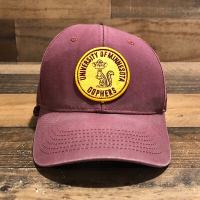 Minnesota Gophers Hat Snapback Cap Men Maroon Yellow Old Logo NCAA ...