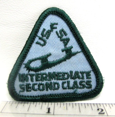 Vintage US Figure Skating Assn Intermediate Second Class Jacket Patch ...