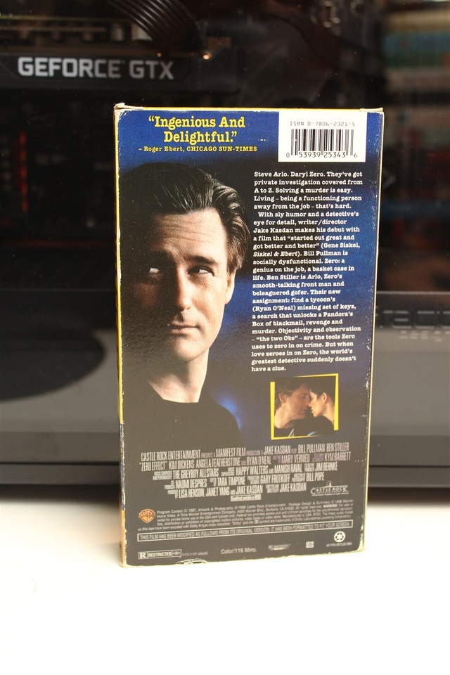 Zero Effect (1998, VHS) - Comedy; Drama; Thriller; Romance; Cri | eBay