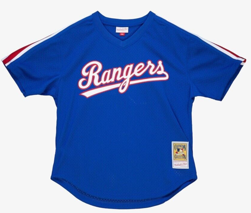 MLB Mitchell & Ness Texas Rangers #34 Baseball Jersey New Mens Sizes ...