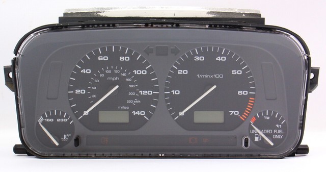 VW Mk3 Auto Black Instrument Gauge Cluster for Jetta Golf Cabrio 27k ...