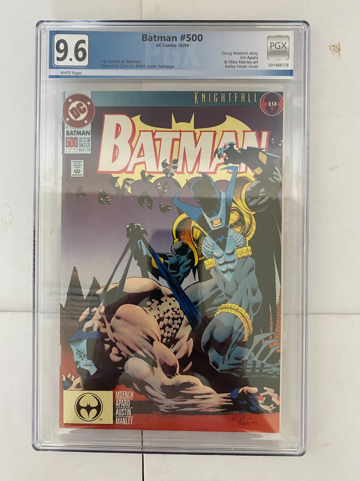 Batman #500 PGX 9.6 Azrael as all-new Batman 1993 DC Comics Graded | eBay