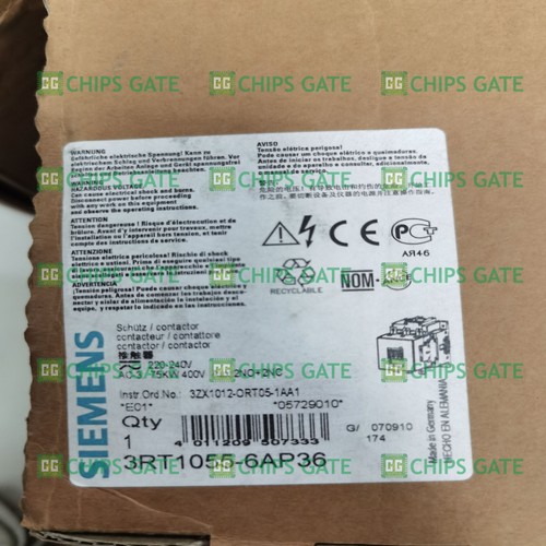 1PCS NEW For Siemens Contactor 3RT1055-6AP36 Fast Ship | eBay