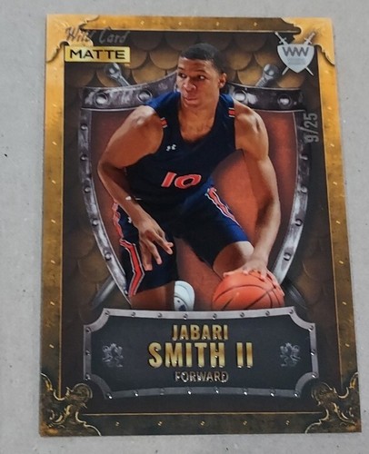 Jabari Smith II 2022-23 Wild Card Matte Weekend Warrior WW-16 RC #9/25 ...