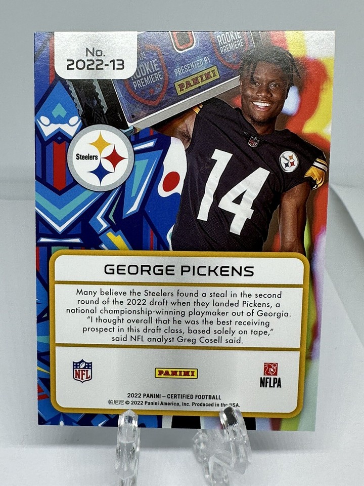 2022 Certified Graffiti George Pickens | eBay