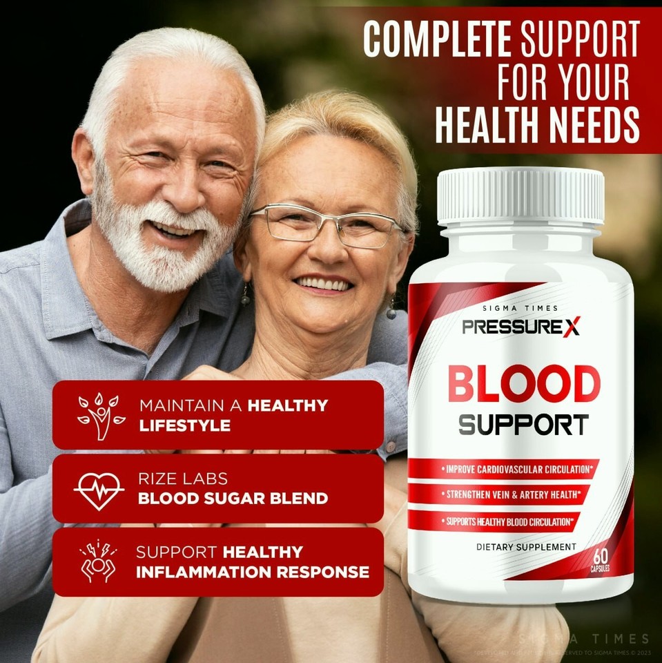 Pressure X Blood Support Pills to Balance Blood Levels 60ct | eBay