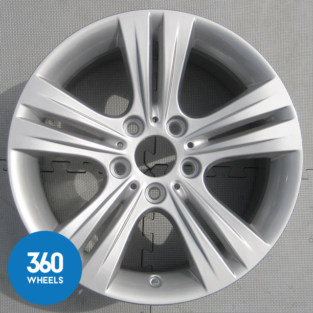 1 x GENUINE BMW 17" LA DOUBLE SPOKE 392 ALLOY WHEEL F30 F31 F32 F33 ...