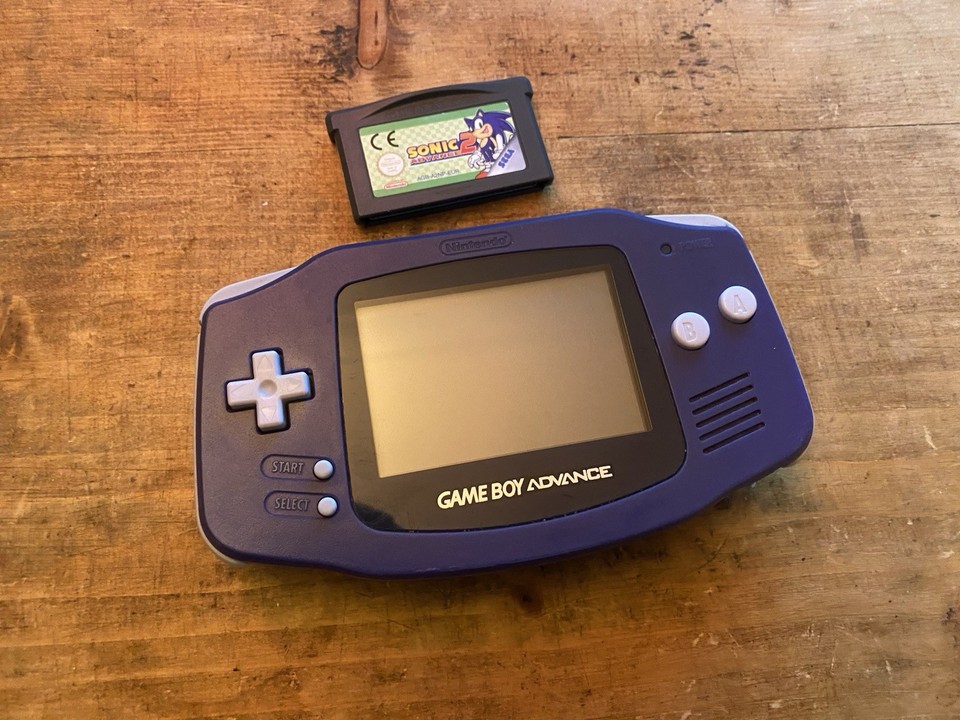 Nintendo Game Boy Advance GBA Console – Indigo / Purple – Tested ...