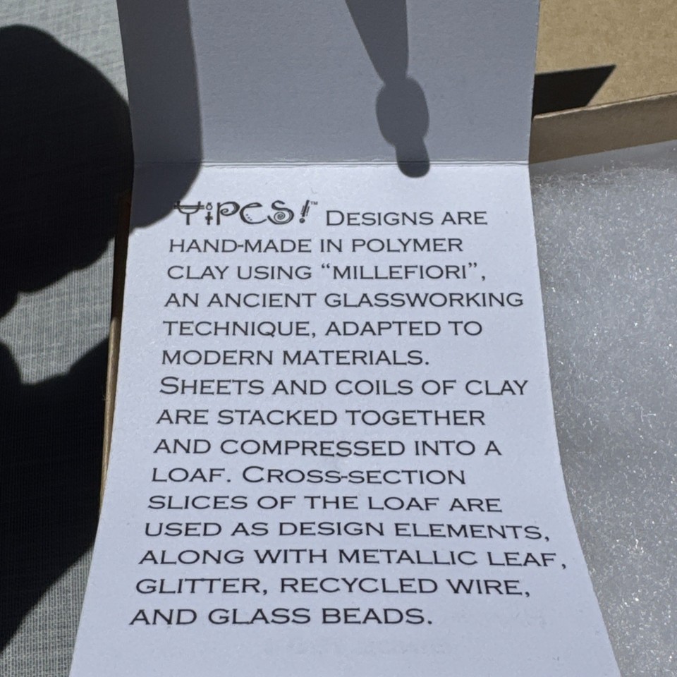 Joyce Fritz Yipes Studio Handmade Teal Bug Brooch Pin 2011 Unusual ...