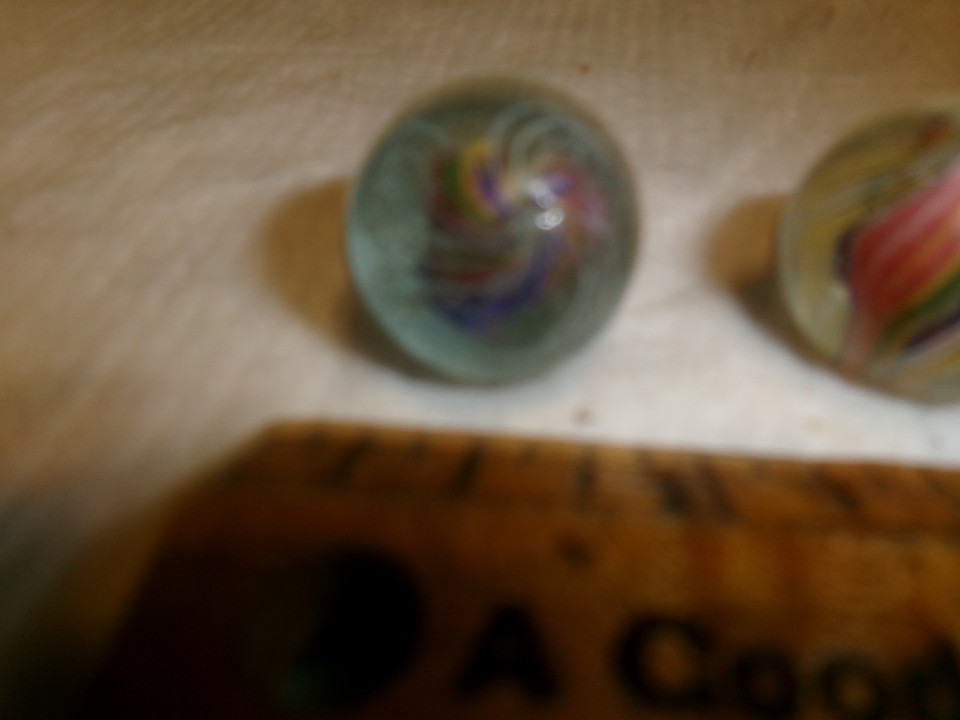 Five Antique German Handmade Swirl Marbles 3/4" | eBay