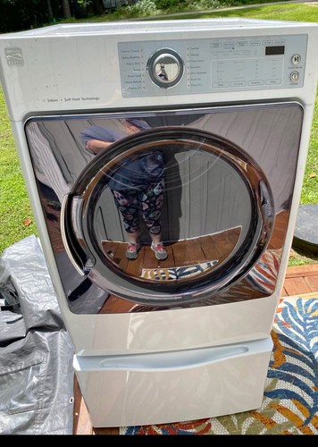 GE Grey Front Load Washer Dryer Set LP/Nat Gas | eBay