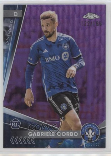 2024 Topps Chrome MLS Purple Wave Refractor /199 Gabriele Corbo #92 ...