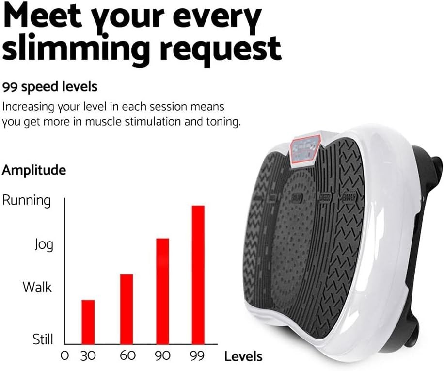Vibration Machine, 99 Speed Foot Massager Vibrations Platform Machines ...