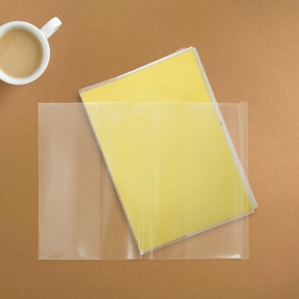 50 Pcs Clear Book Cover Protector Plastic Covers 22k Notebook Sleeve | eBay