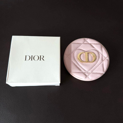 Christian Dior mirror PINK logo Novelty compact hand Quilted | eBay