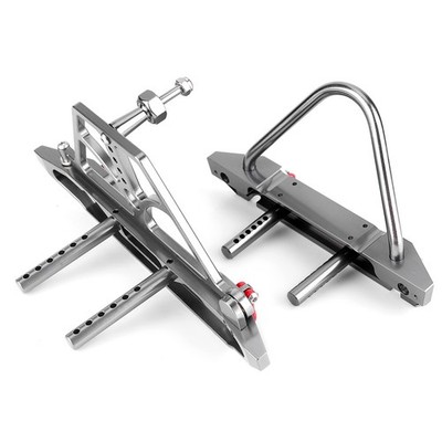 CNC Metal RC Car Front Rear Bumper With Spare Tire Carrier Fit For ...