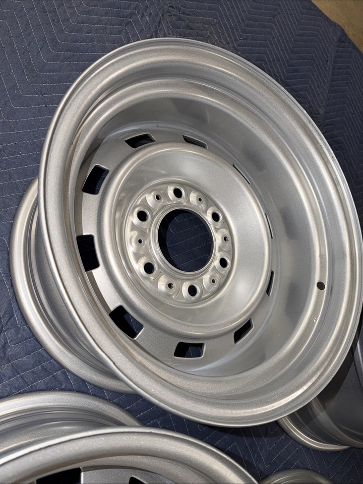 67-72 73-87 CHEVY GMC 6 LUG 15X8 ORIGINAL TRUCK RALLYS POWDER COATED ...