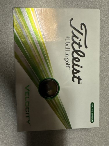 Velocity Golf Balls Matte Green 2024 Velocity | eBay