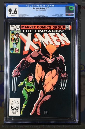 Uncanny X-Men #173 CGC 9.6 NM+ Marvel 1983 Wolverine Cover 1st Storm ...