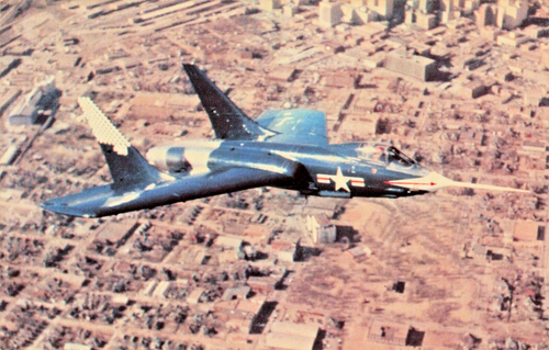 Postcard F7U Cutlass Navy Jet Shipboard Fighter-Aerial View-Vintage ...