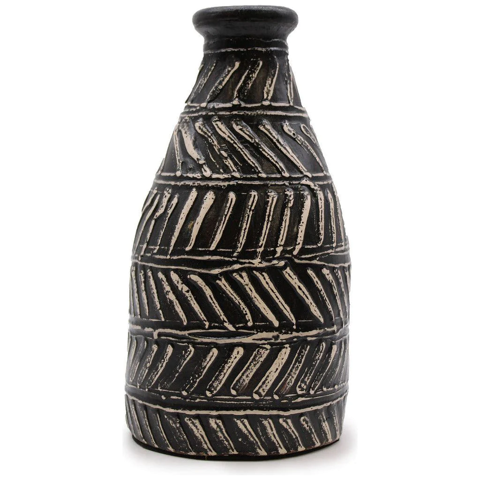 Ceramic Vases from Lombok - Indonesian pottery - Fairly Traded - Black ...