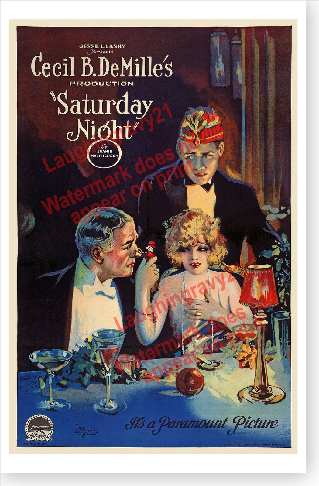 Actress Edith Roberts 1922 Saturday Night Cecil B DeMille Silent Movie ...