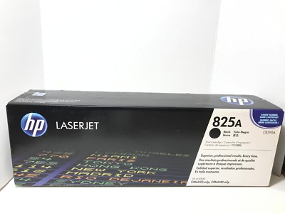 Genuine NEW OEM HP 825A Black Original LaserJet Print Cartridge, CB390A ...