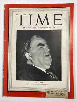 Time Magazine May 20, 1946 John L. Lewis -full magazine | eBay
