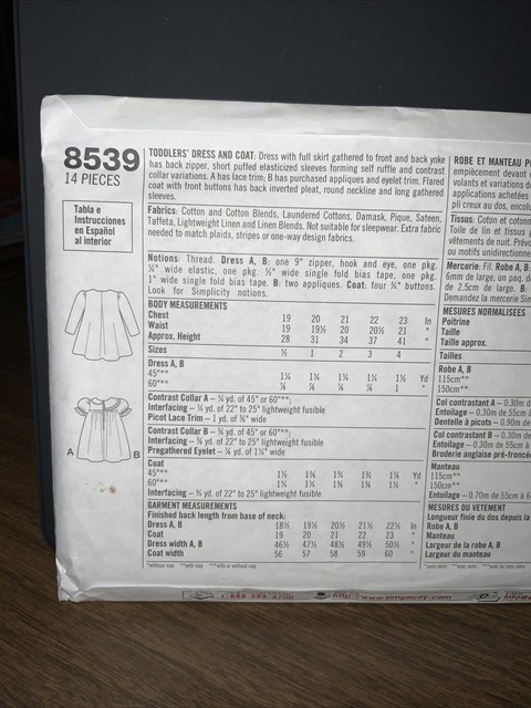 Simplicity Sewing Pattern 8539 Stuffed Rag Dolls & Clothes for sale ...