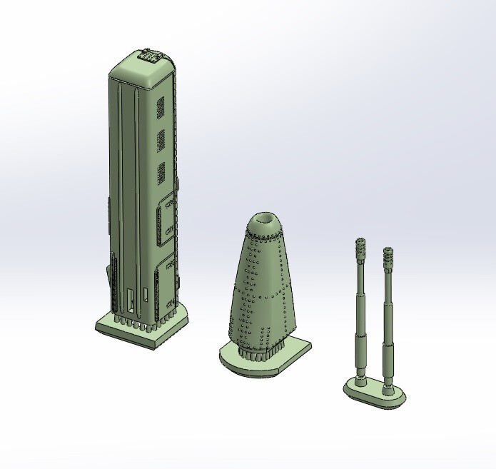 CEM48029 1/48 GPU-2 /XN-1 20MM Gun Pod for OV-10A kits. | eBay