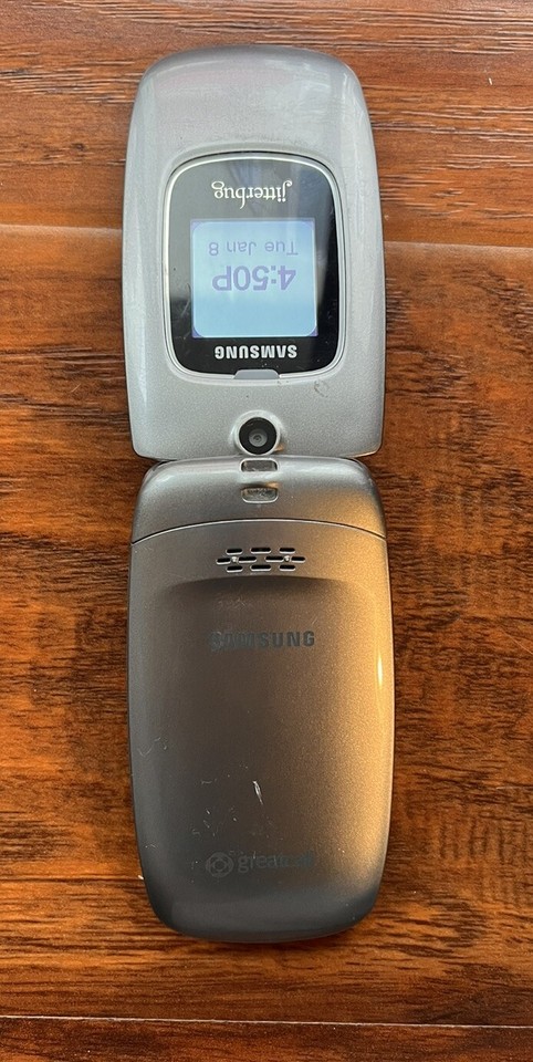 Samsung Jitterbug Greatcall Silver Cell Flip Phone Mobile Phone | eBay