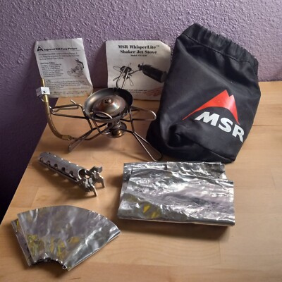 MSR WhisperLite Shaker Jet Backpacking Camping Stove, EXTRAS | eBay