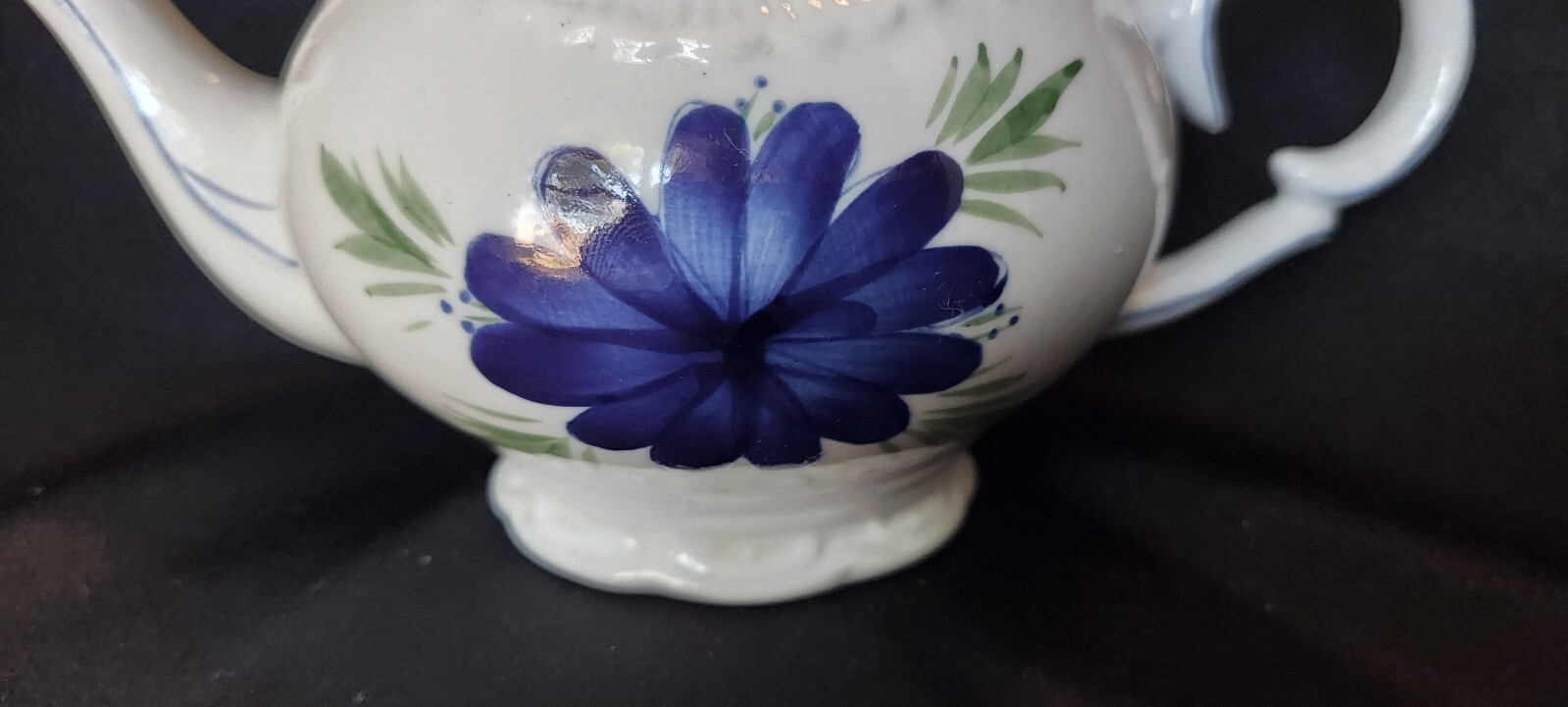 Blue Teapot Floral Pattern Made In China | eBay