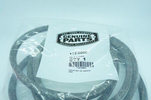 GENUINE OEM TORO PART # 112-5800 V-BELT; LX420 LX423 LX425 LX426 LX427 ...