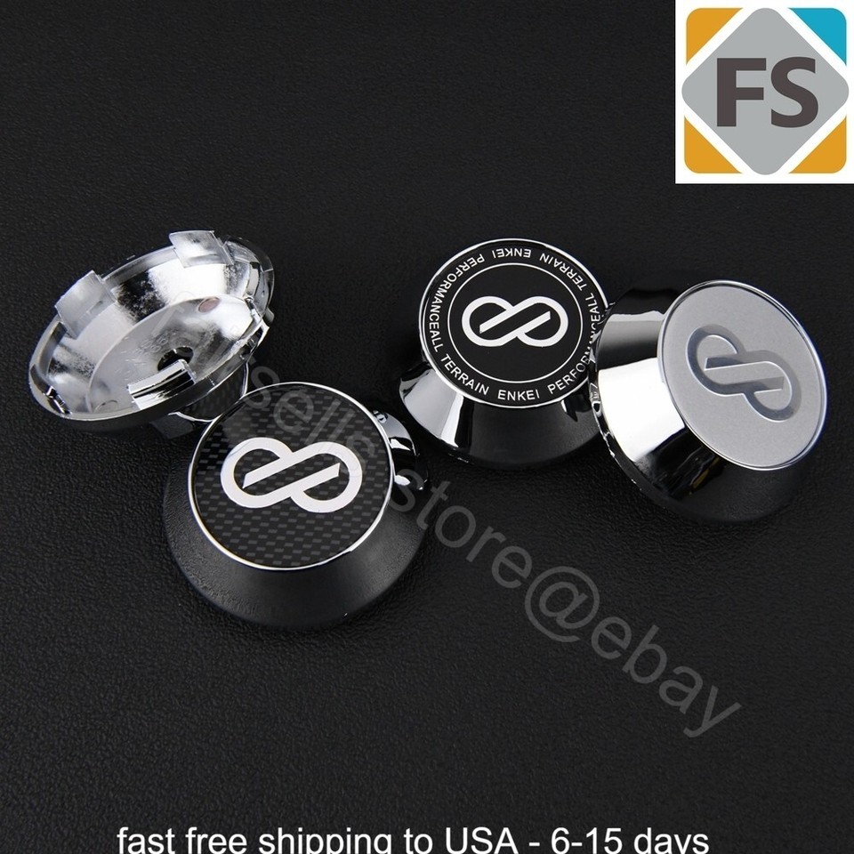 4x 65 mm Black Silver Alloy Wheel Center Caps Hub Caps Rim Caps fits ...