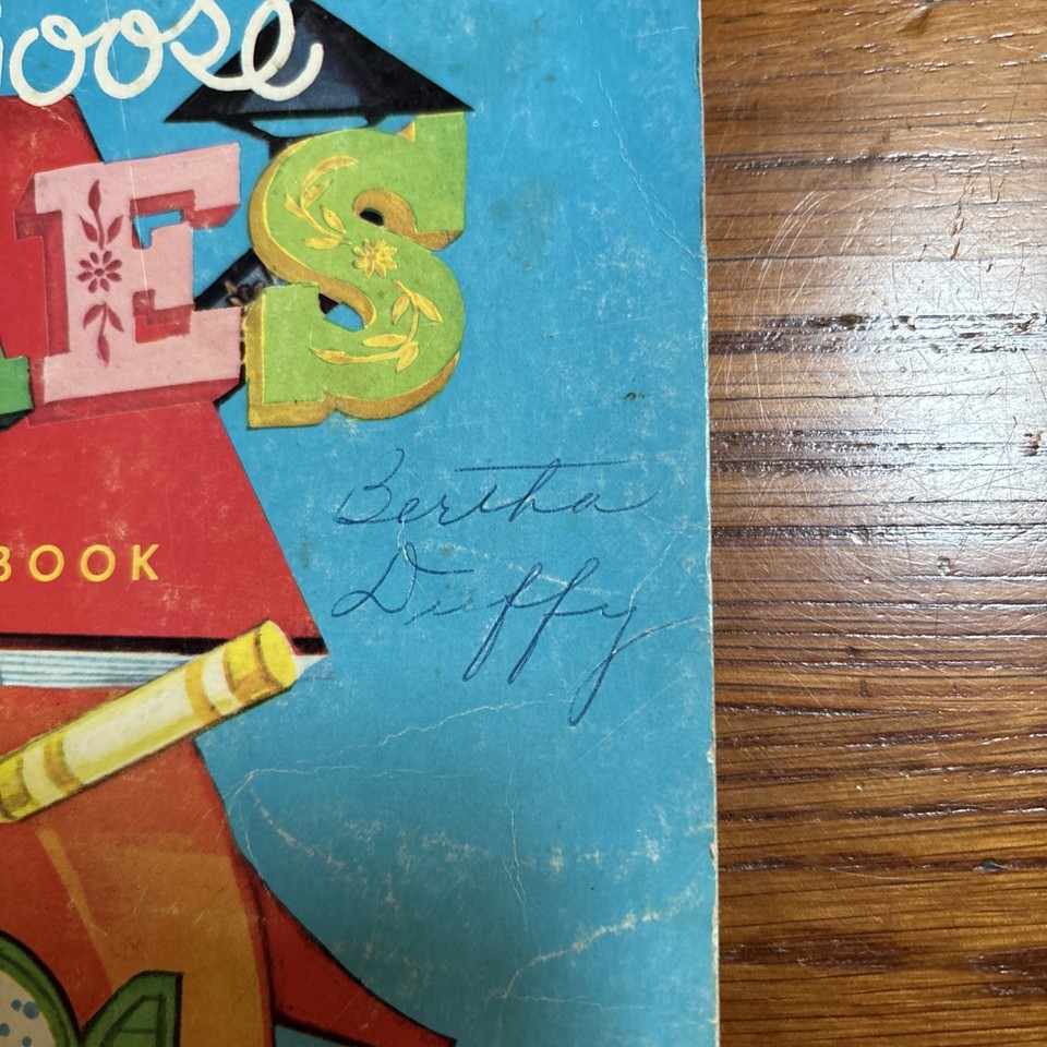 Vintage 1975 Mother Goose Coloring Book Samuel Lowe Co. (47 Pages/5 ...