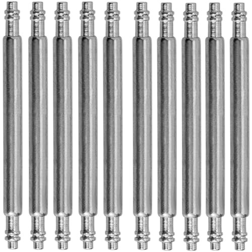 10PCS Spring Bars, Stainless Steel Watch Pins for 22mm Watch Band Strap ...