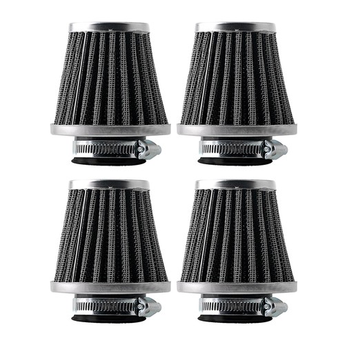 4x 54mm Air Intake Filter Pod Cleaner For Honda Suzuki Yamaha Kawasaki ...