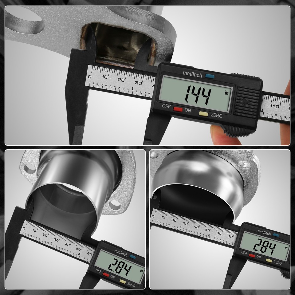 Fit 03-07 Ram 5.7L 4-1 Long Tube Headers & Reducer Collectors Exhaust ...