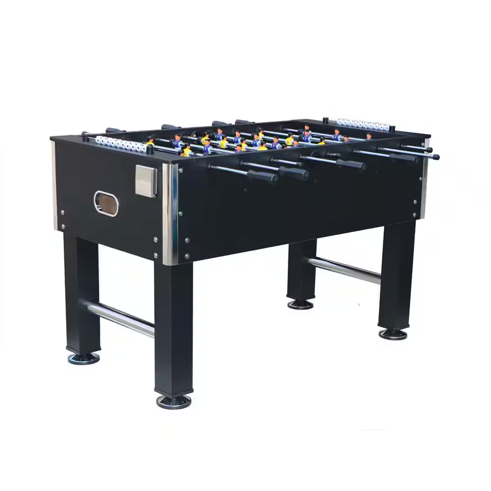 54 In. Foosball Table Soccer Game Table for Kids and Adults with Leg ...