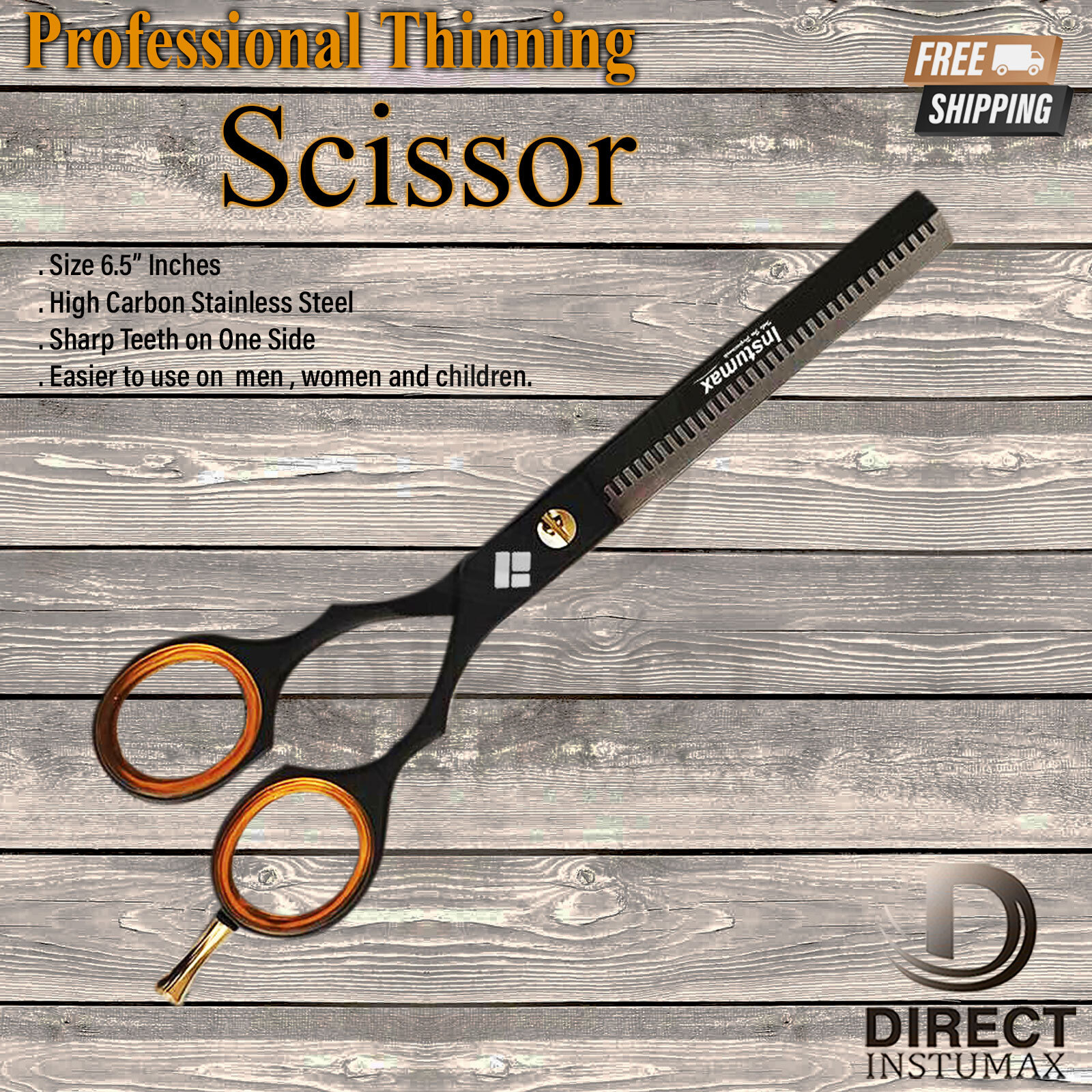 Professional GERMAN Barber Hair Cutting Scissors Shears Size 6.5" BRAND ...