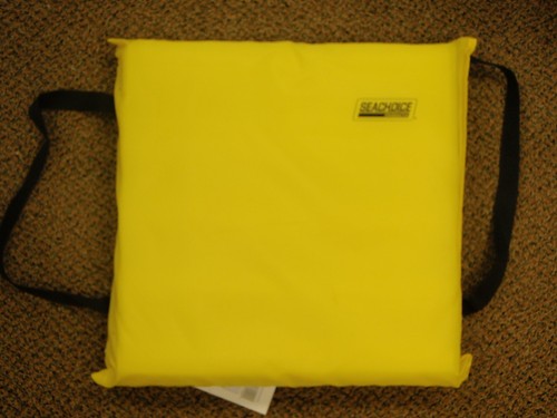 FOAM CUSHION TYPE IV FLOATATION DEVICE YELLOW 50 44900 THROW SAFETY ...