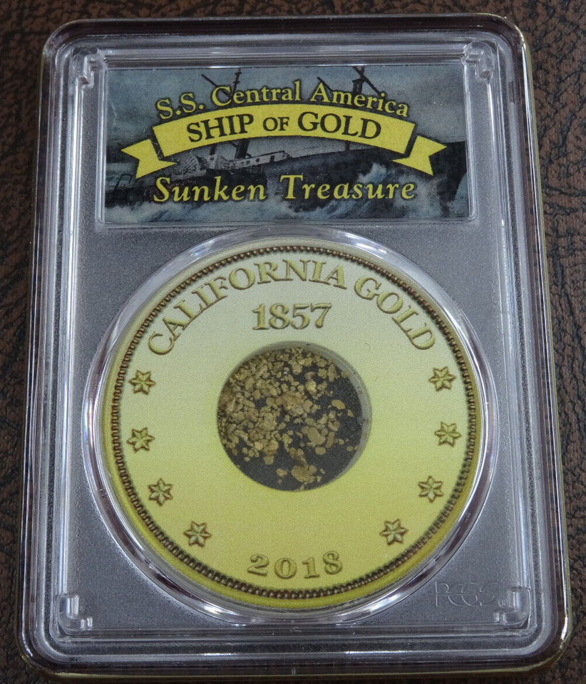 1857 S.S. Central America Shipwreck Gold Pinch California Gold Rush ...