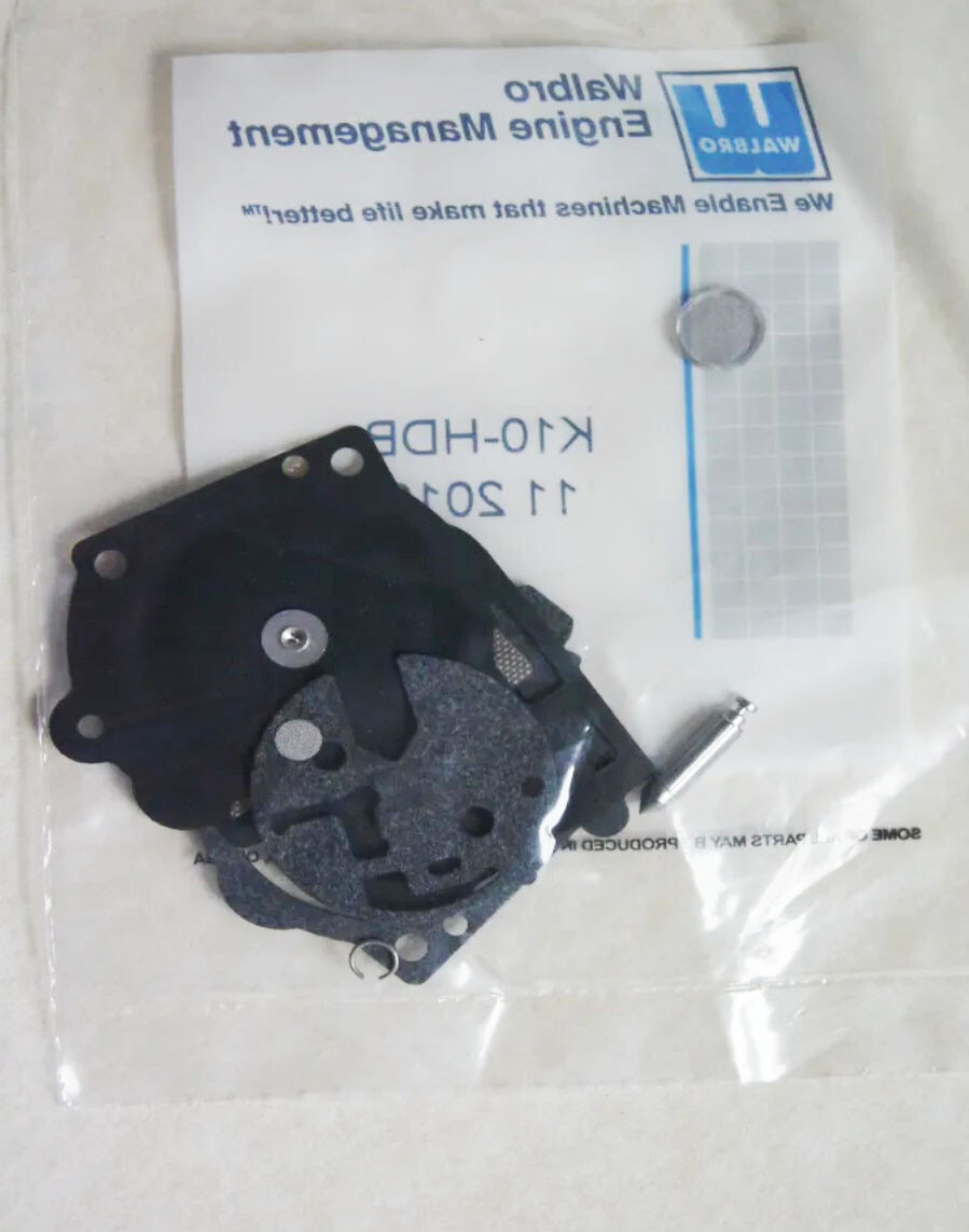 K10-HDB Original Walbro Carburetor Kit Fits McCulloch Power Mac 655 Mac ...
