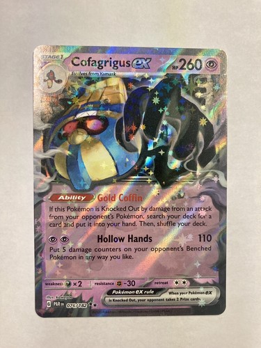 Pokémon TCG Cofagrigus ex Paradox Rift 076/182 Holo Double Rare | eBay