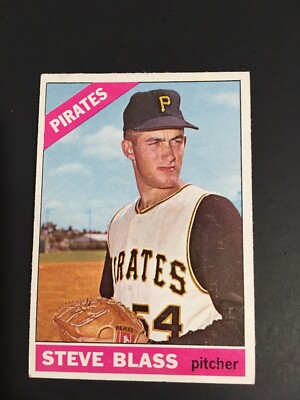 1966 TOPPS STEVE BLASS, #344, EX-MT (Free Shipping on Any 3!) | eBay