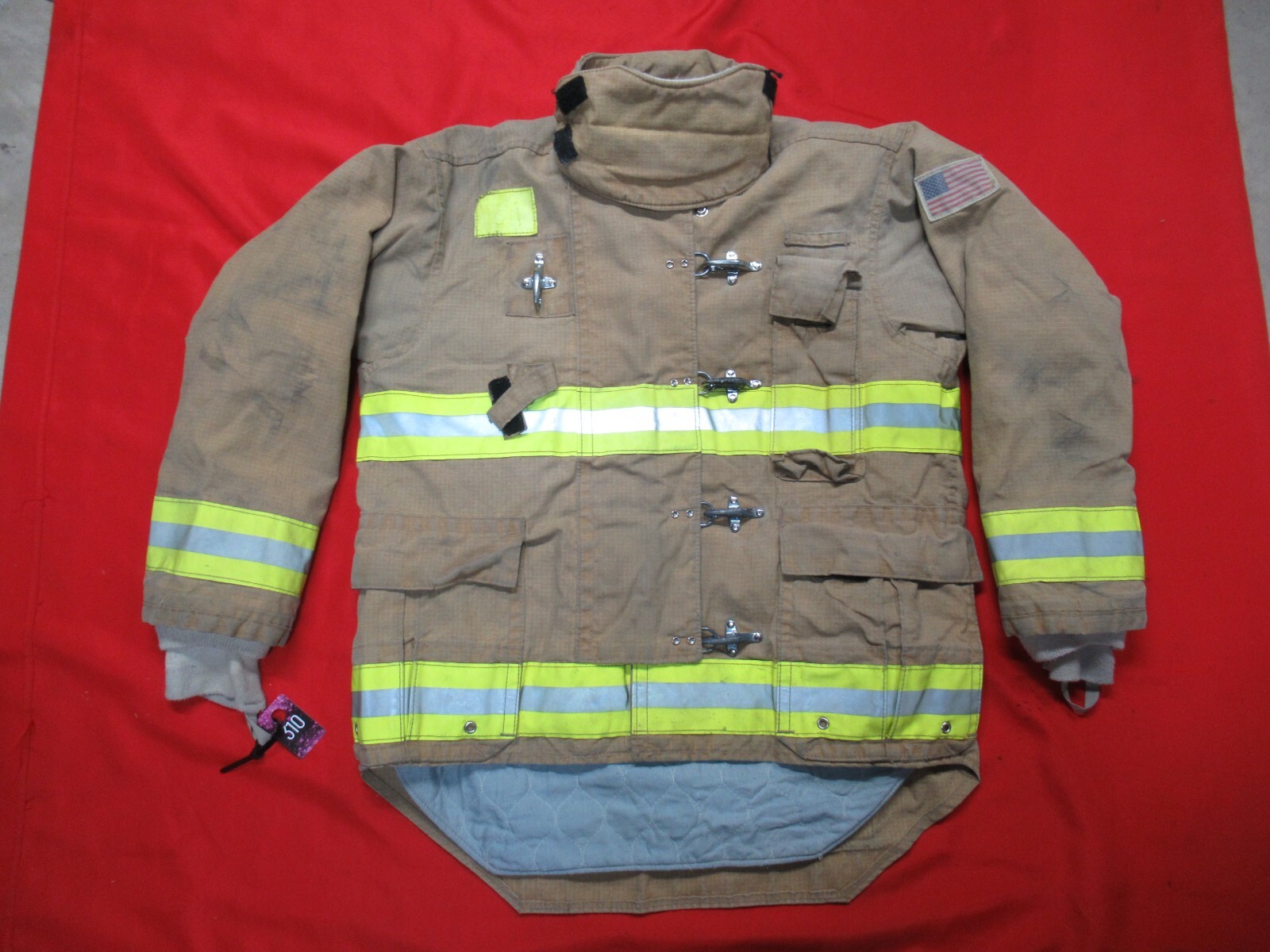 MORNING PRIDE DRD 44 x 29/35 x 34 Firefighter Turnout Bunker Gear COAT ...
