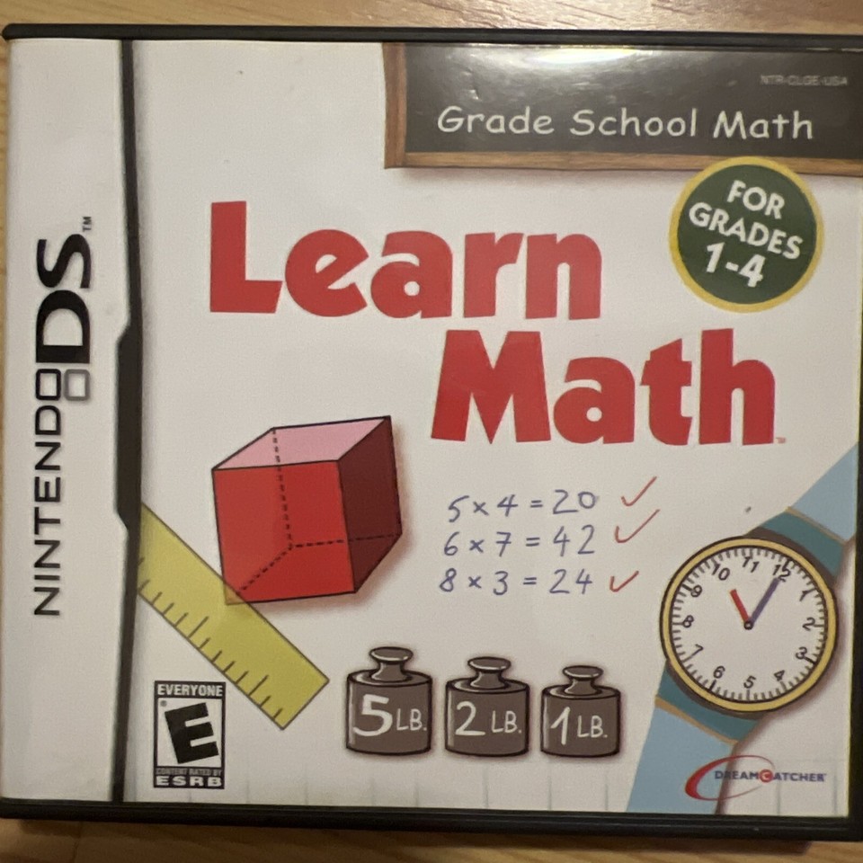 Learn Math: Grade School Math (Nintendo DS, 2009) | eBay